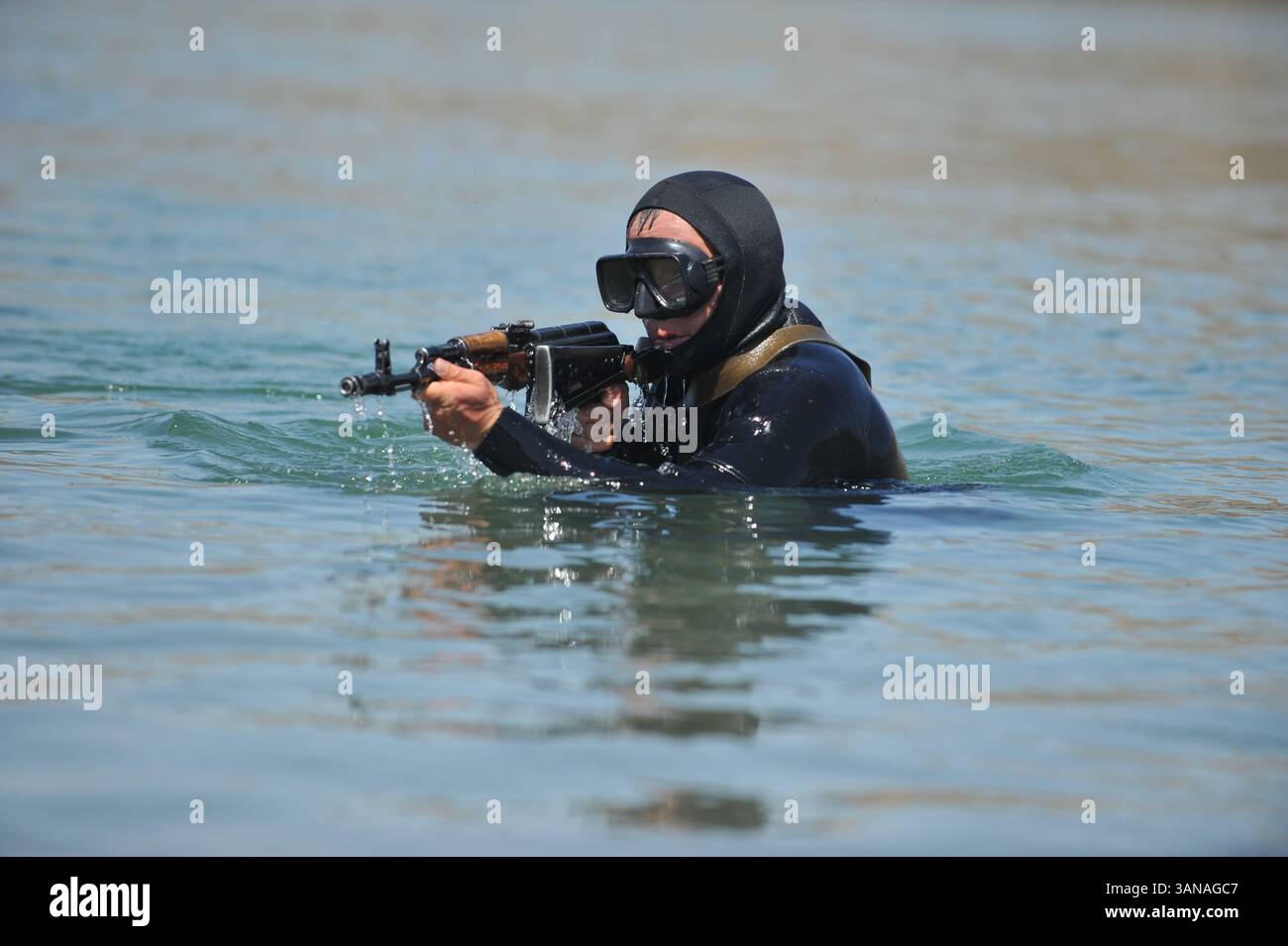 Military field exercises of various units of the defense forces Stock ...
