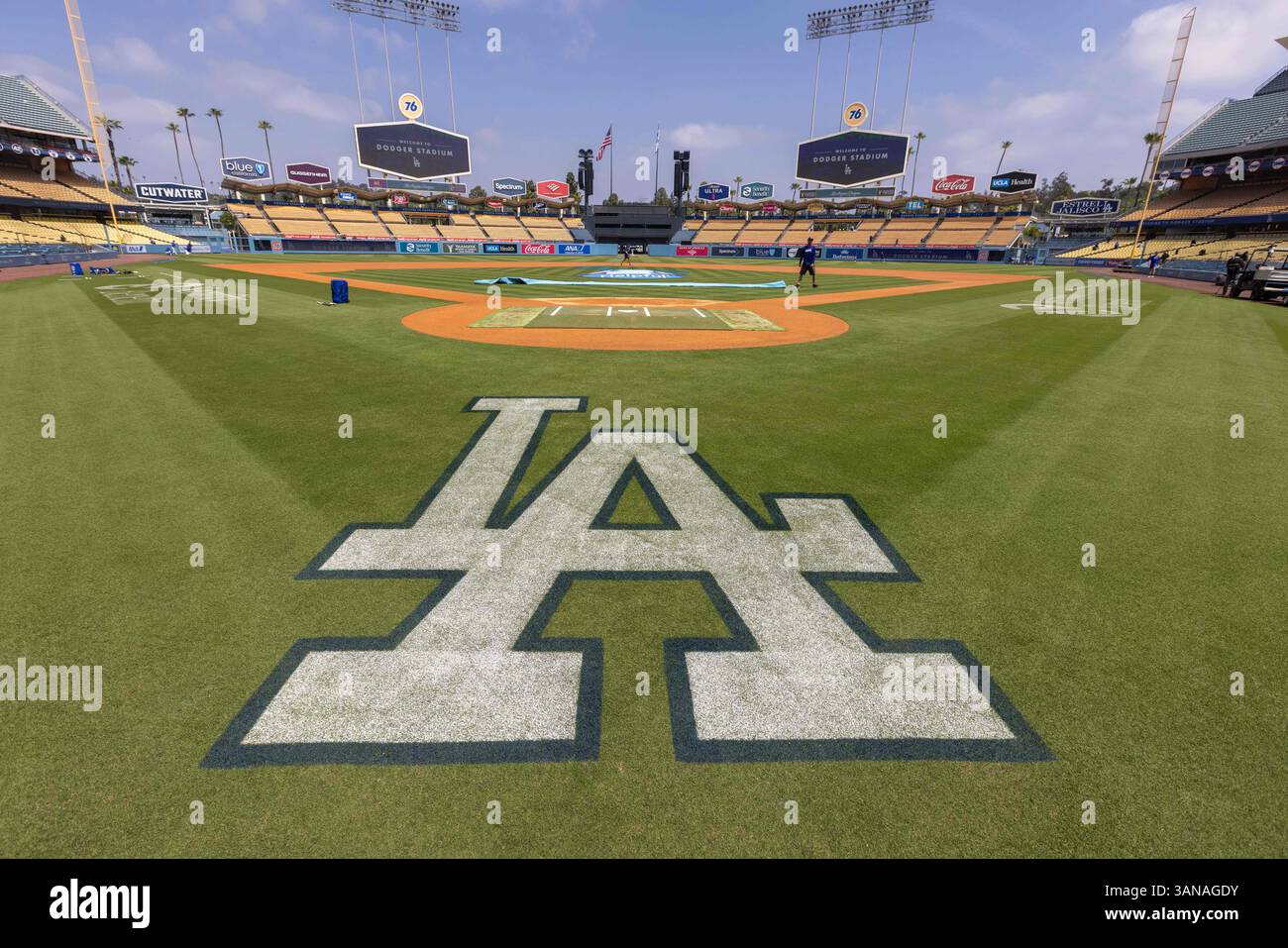 Los Angeles, California, USA. 13th Apr, 2025. Los Angeles Dodger ...