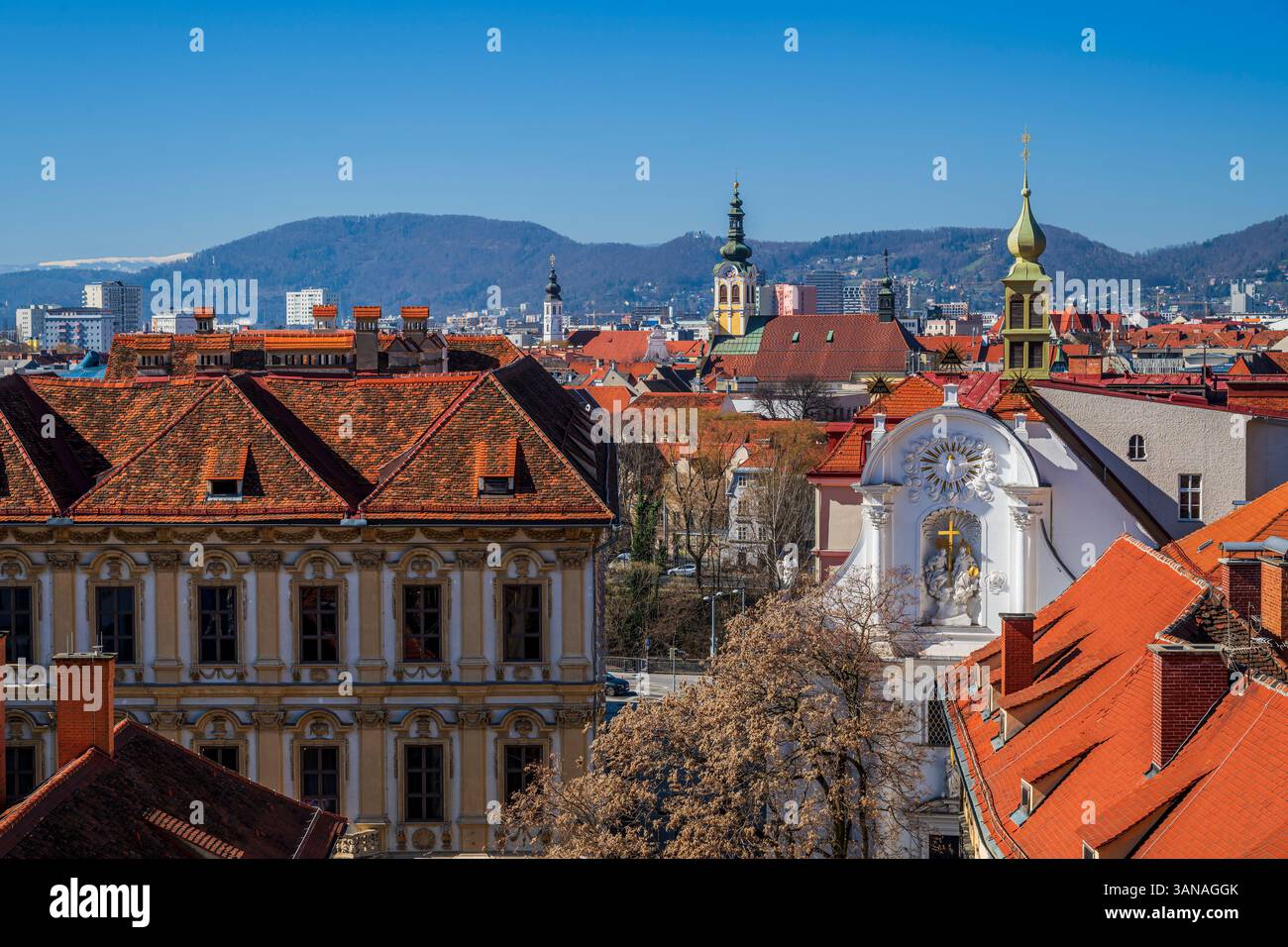 Old town skyline, Graz, Styria, Austria Stock Photo - Alamy