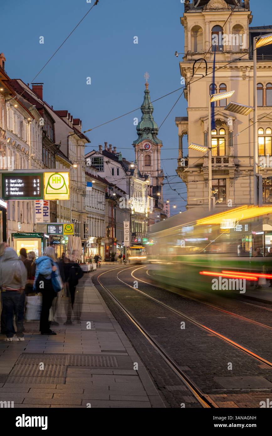 Graz street hi-res stock photography and images - Alamy