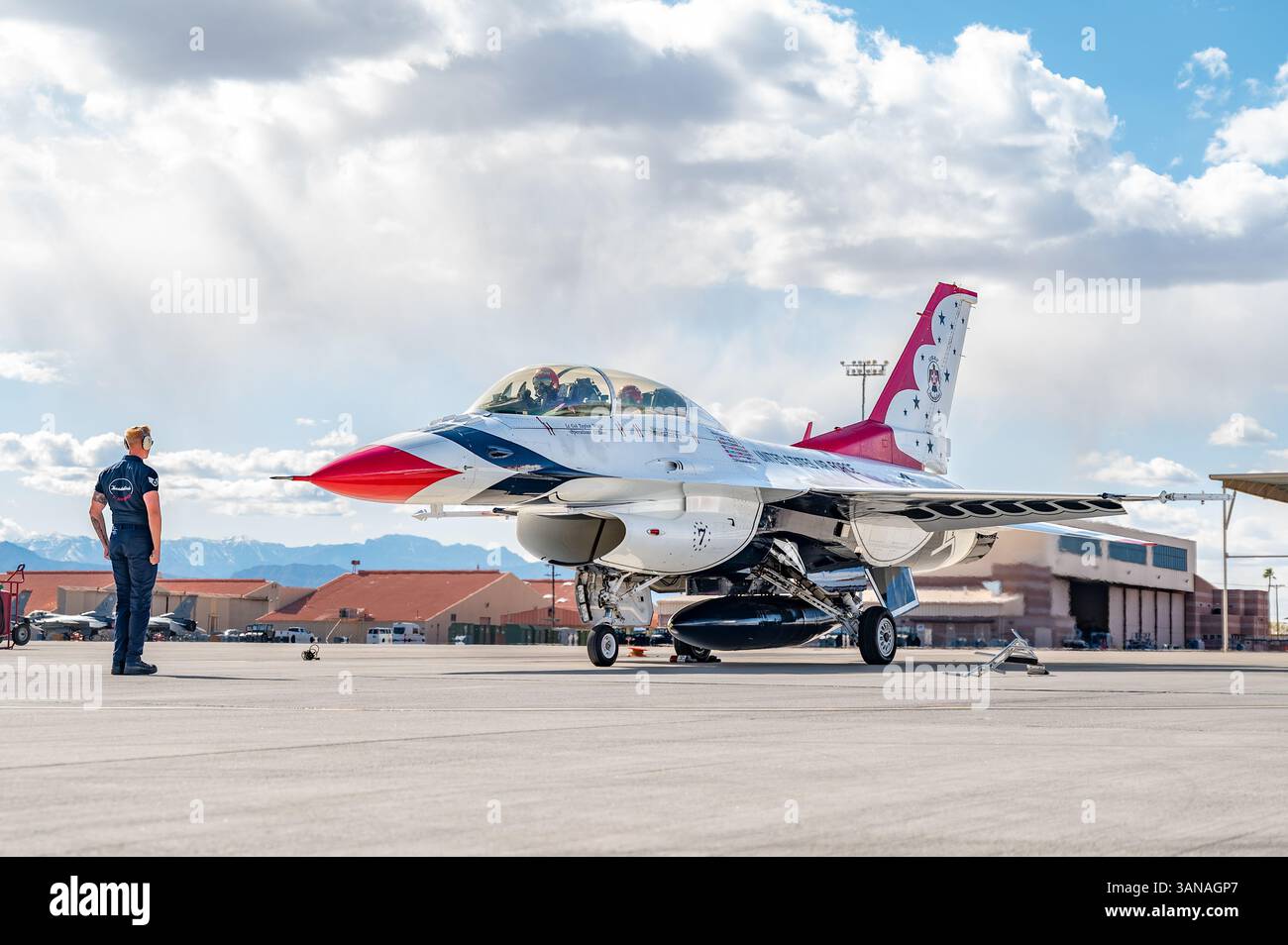 From left to right, U.S. Air Force Staff Sgt. Chase Messner, #8 ...
