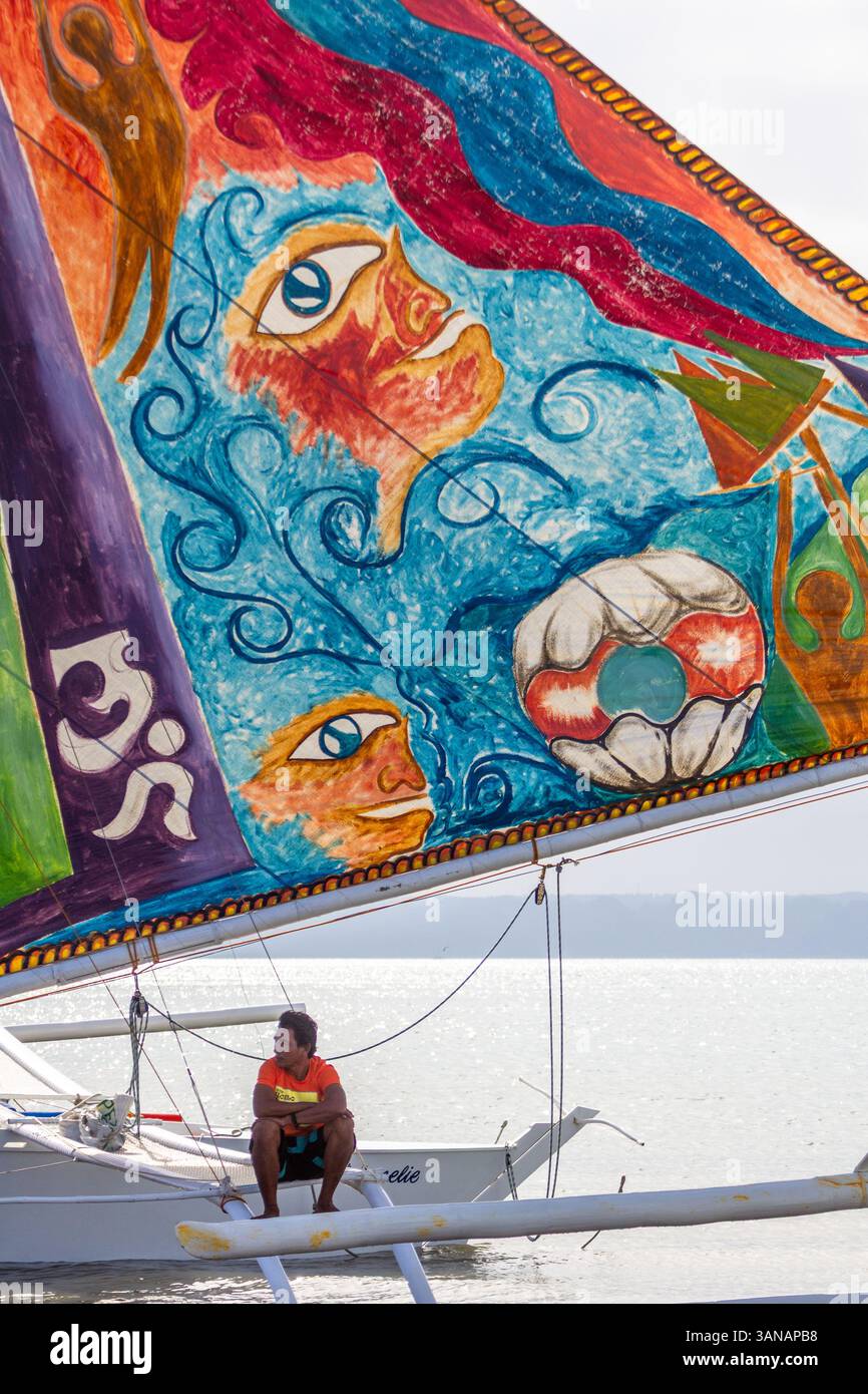 Traditional filipino boats in hi-res stock photography and images - Alamy