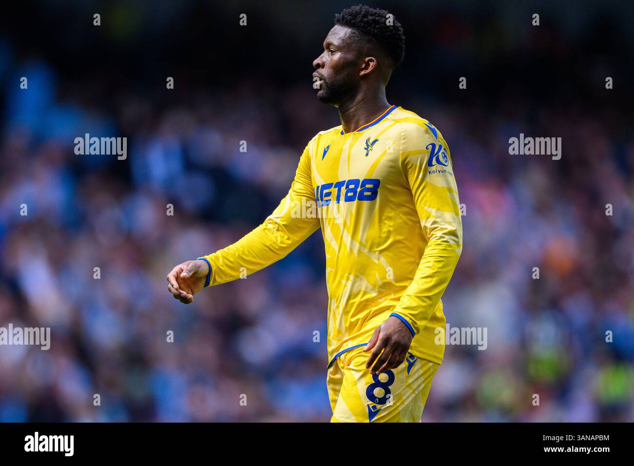 MANCHESTER, ENGLAND - APRIL 12: Jefferson Lerma during the Premier ...