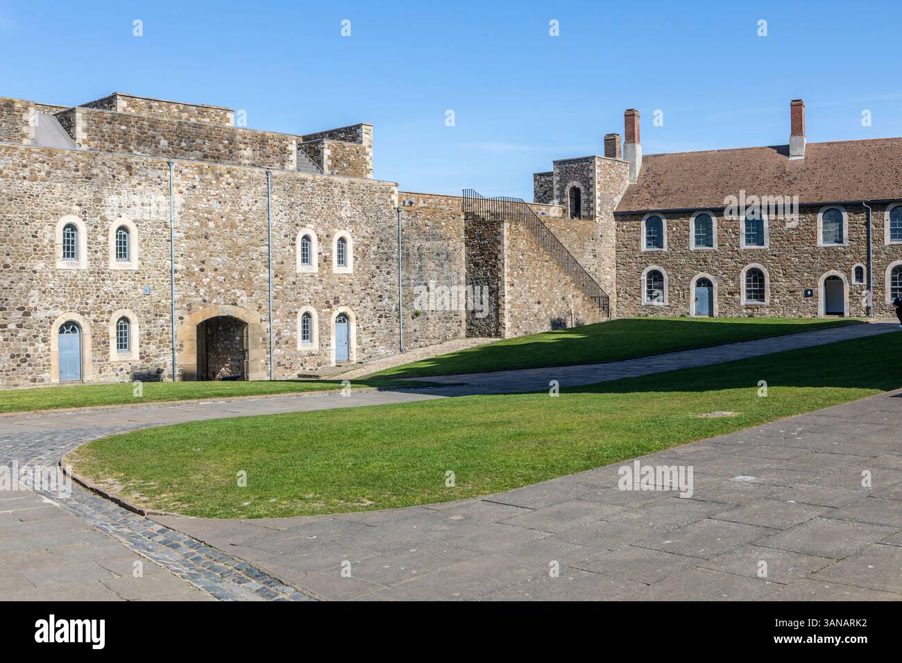 A section of the interior of Dover Castle Stock Photo - Alamy
