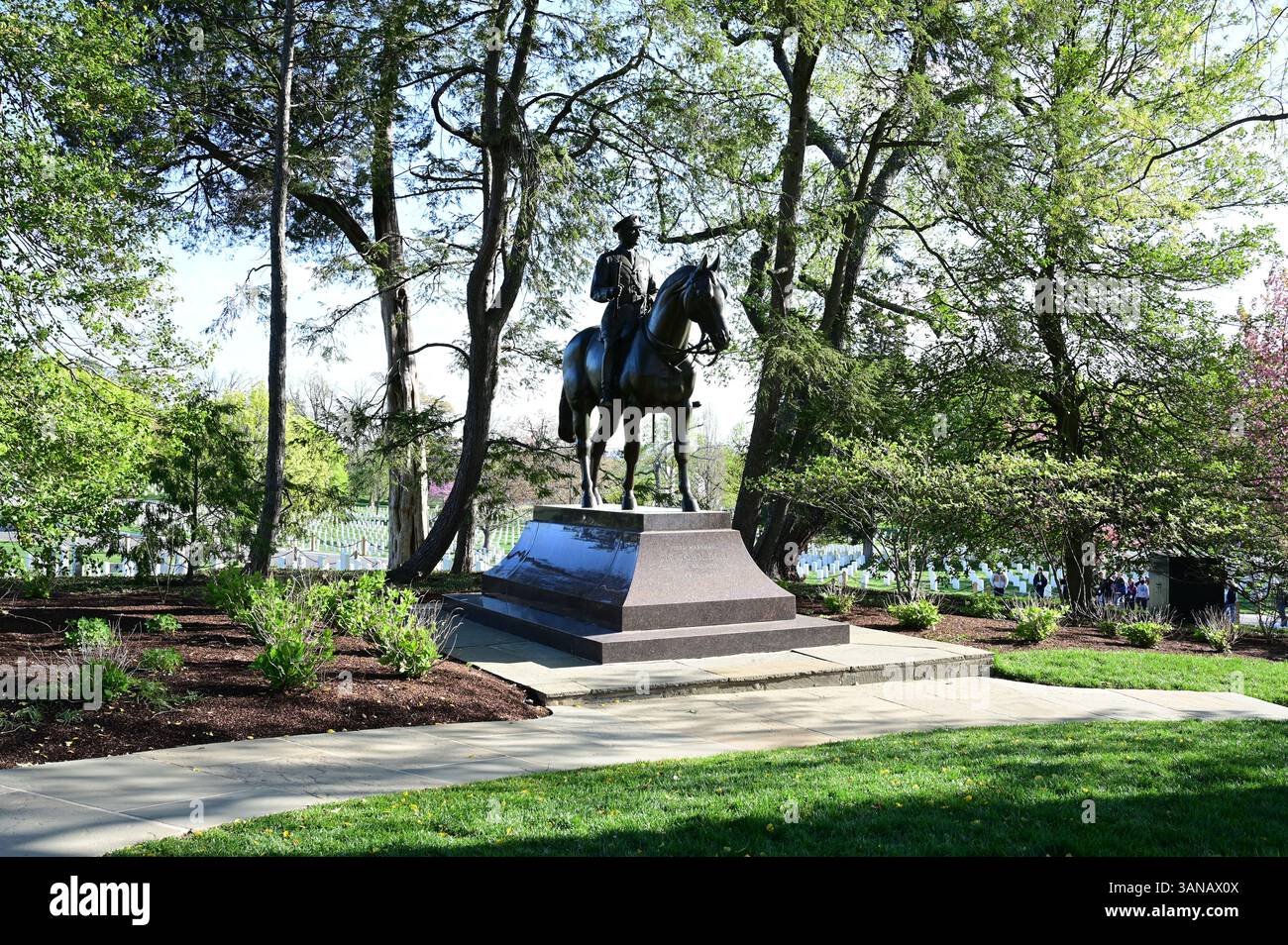 Equestrian statue of Field Marshal Sir John Dill over his grave in ...
