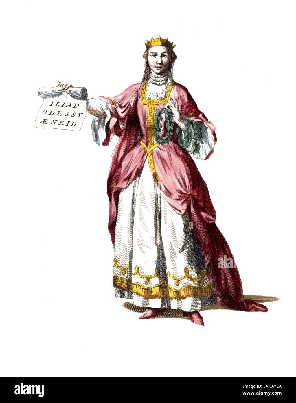 Historical clothing, fashion history, Calliope (1757-1772), Calliope is ...