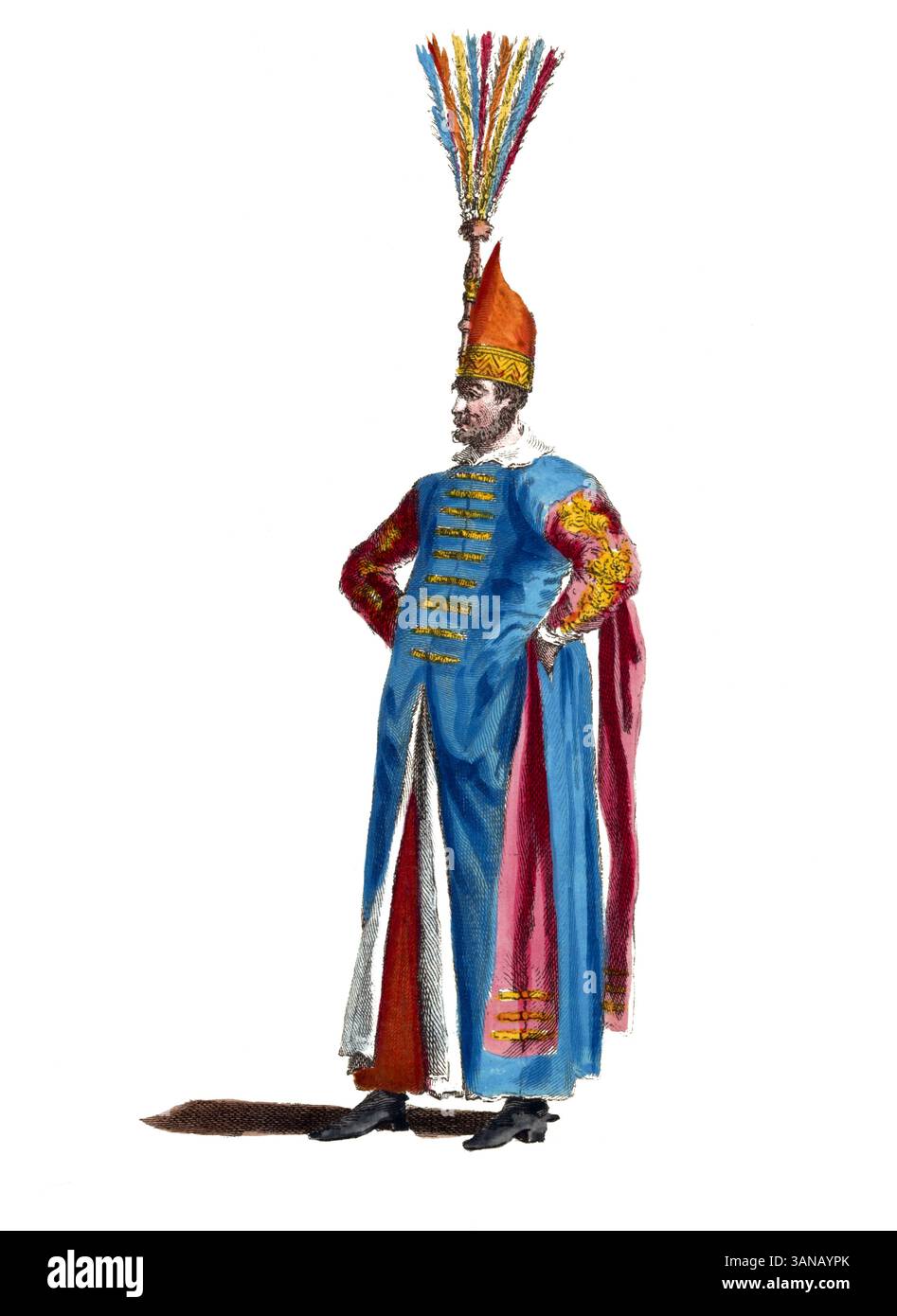 Historical clothing, fashion history, clothing of a captain of 100 ...