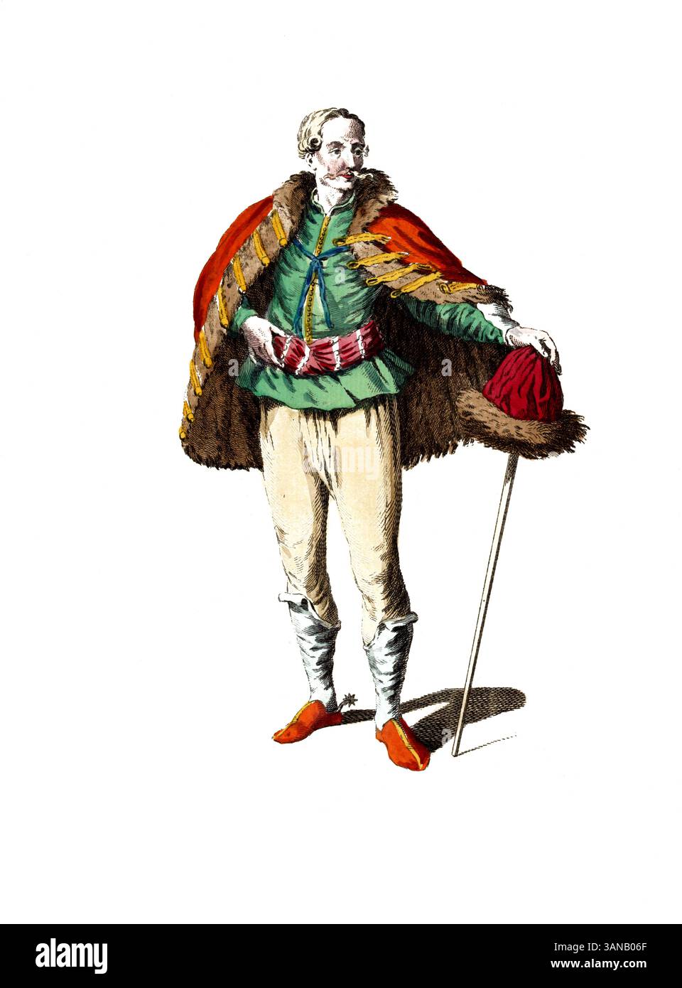 Historical clothing, fashion history, clothing style of a nobleman from ...