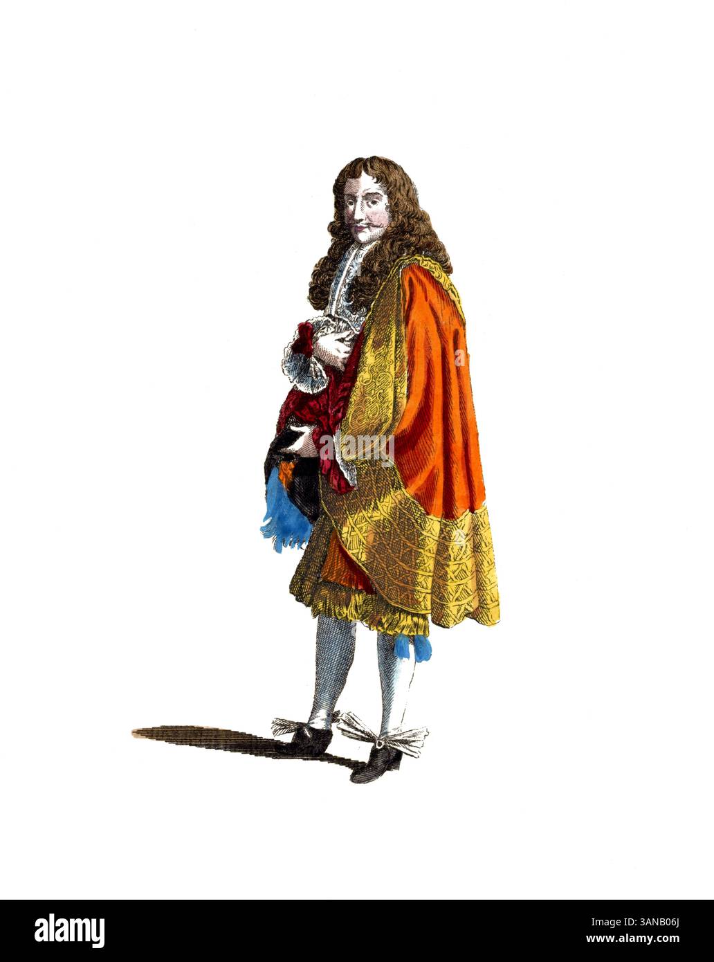 Historical clothing, fashion history, clothing of a French nobleman in ...