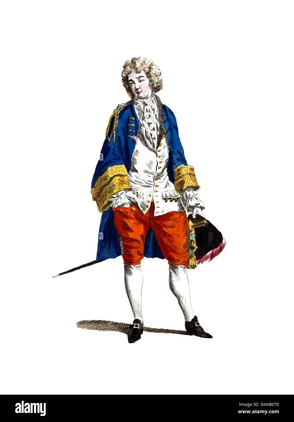 Historical clothing, fashion history, clothing of a French nobleman in ...