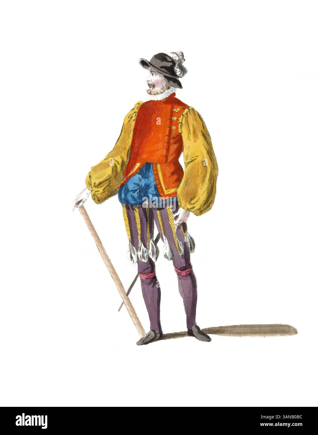 Historical clothing, fashion history, uniform of a German officer of ...