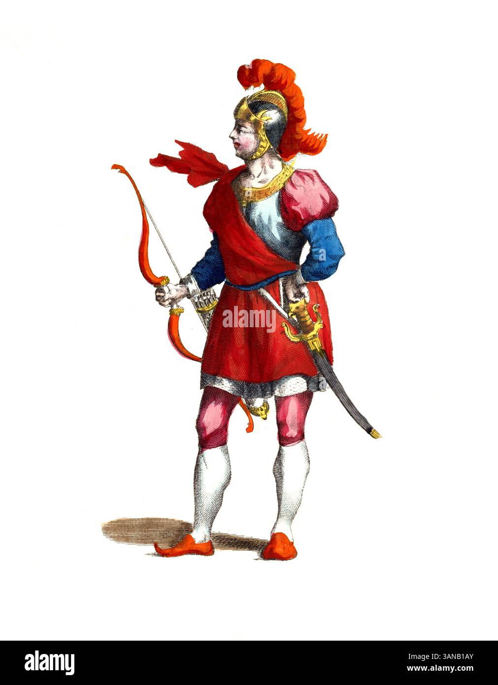 Historical clothing, fashion history, clothing of a Norman in 1066 ...