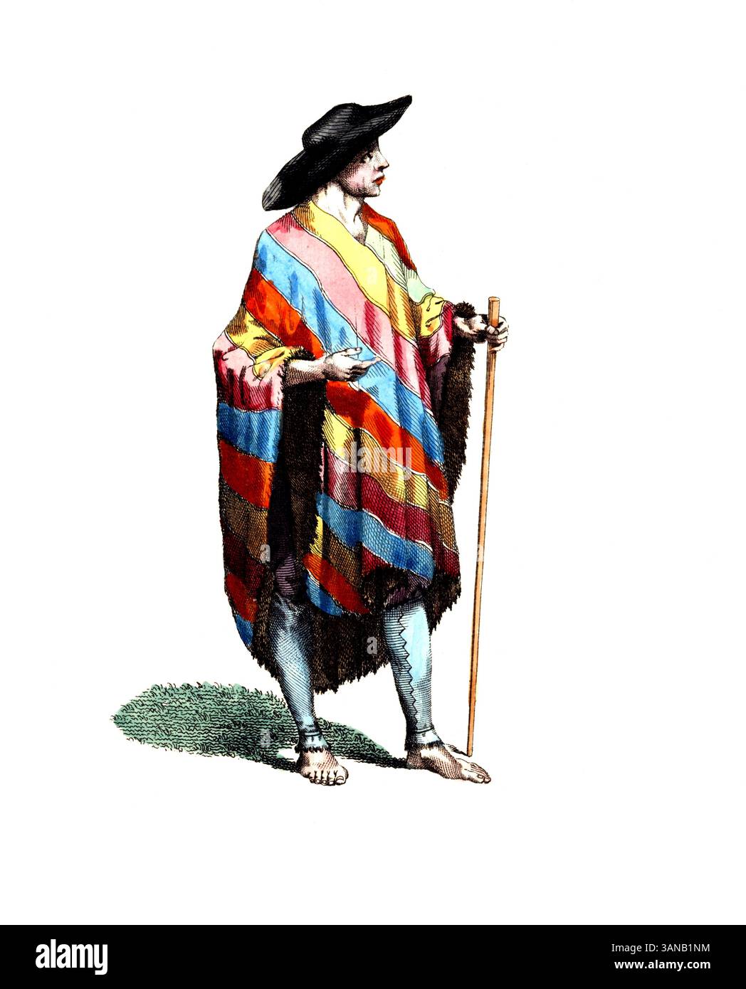 Historical clothing, fashion history, clothing of a Spaniard from ...