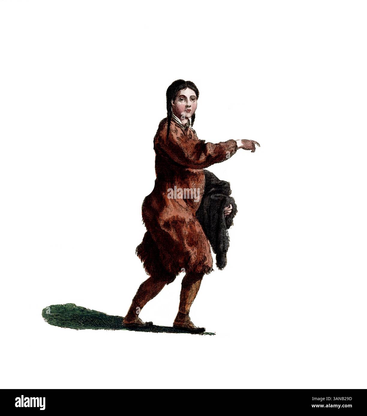 Historical clothing, fashion history, the costume of a Chukchi woman in ...