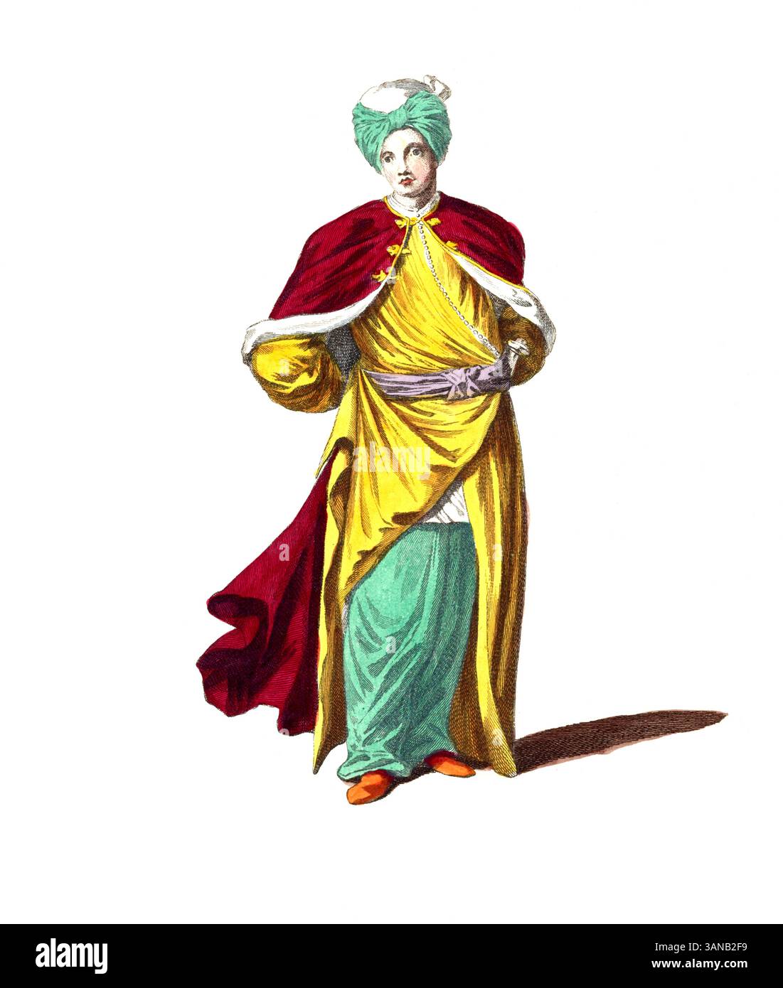 Historical clothing, fashion history, clothing of a distinguished young ...