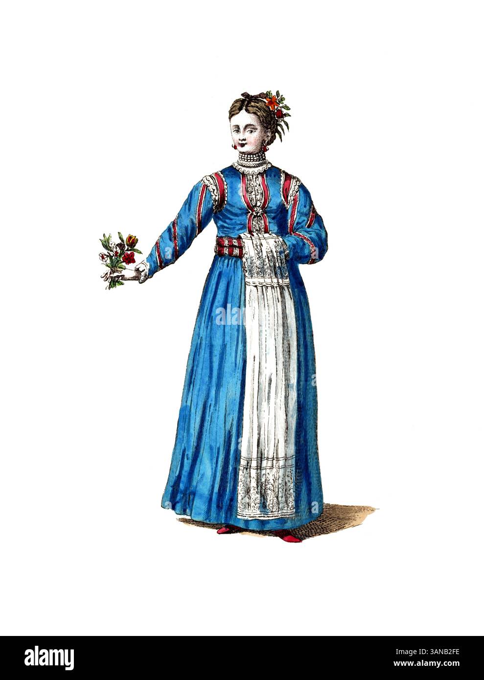 Romania woman traditional dress Cut Out Stock Images & Pictures - Alamy