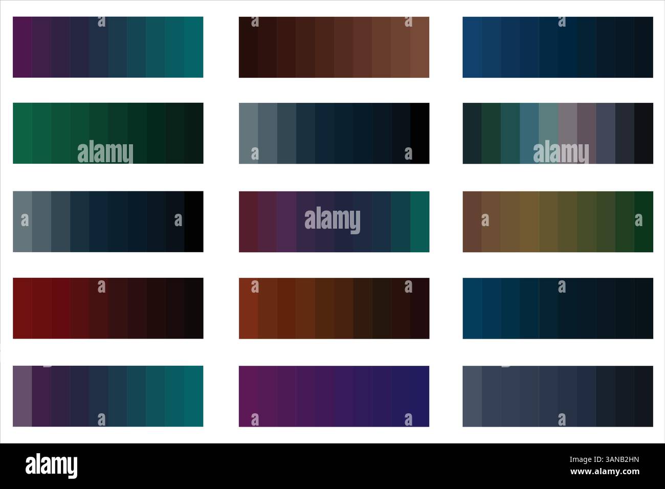 Monochromatic color palettes hi-res stock photography and images - Alamy