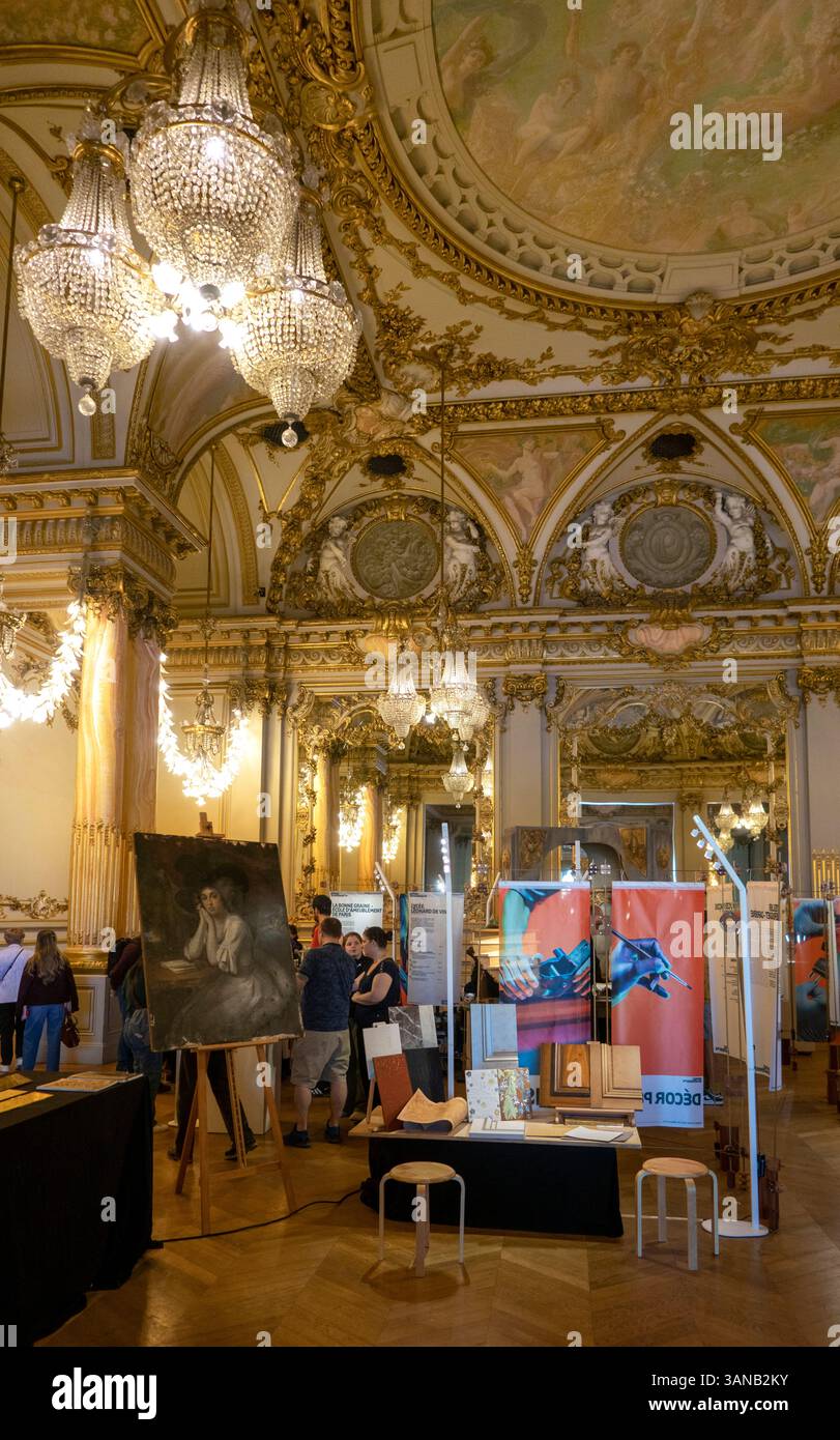 Elegant ballroom interior in french hi-res stock photography and images ...
