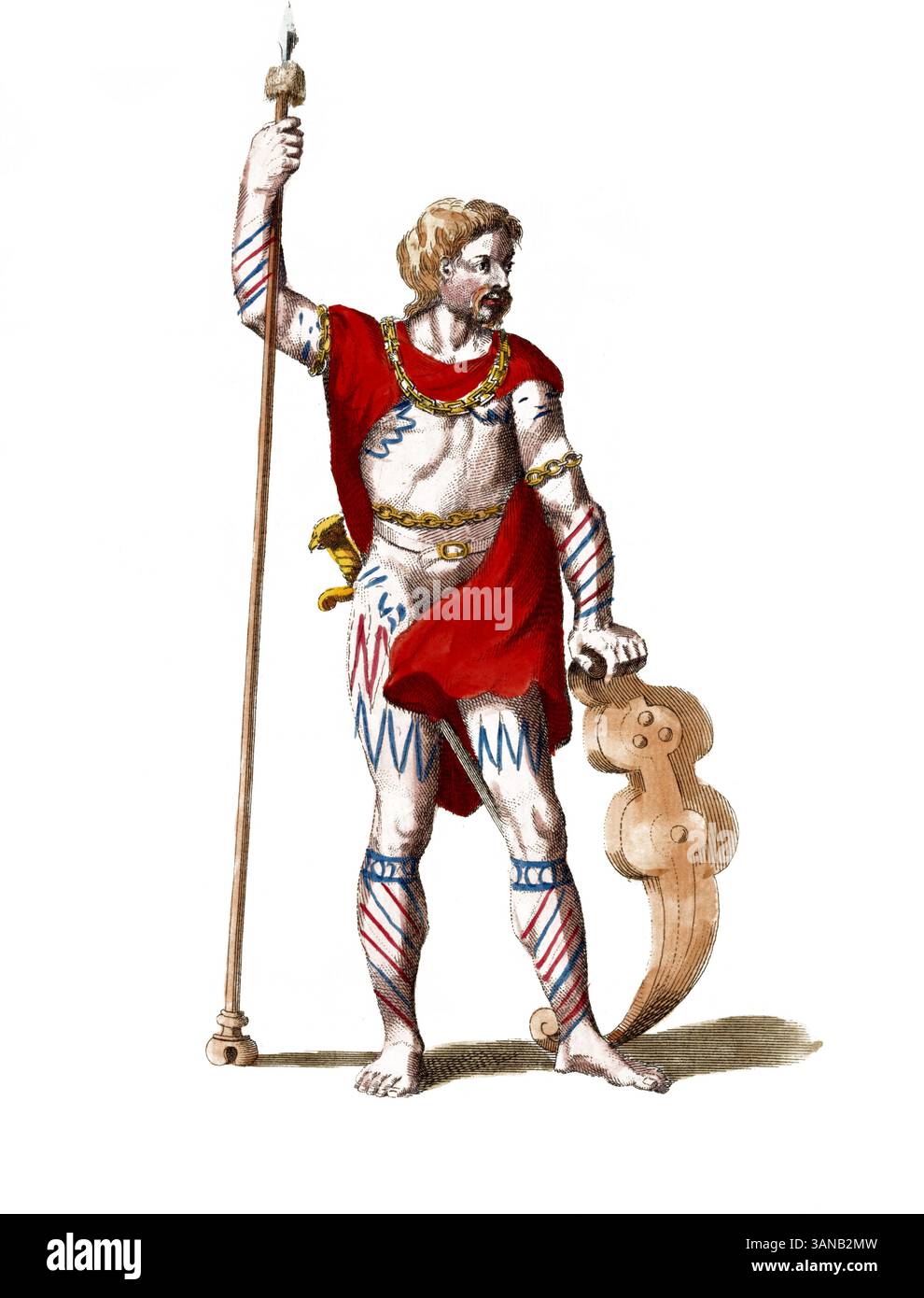 Historical clothing, fashion history, clothing style of a Briton in the ...