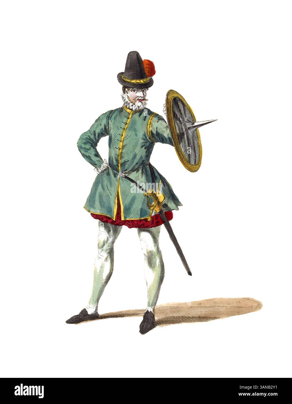 Historical clothing, fashion history, clothing style of an English man ...