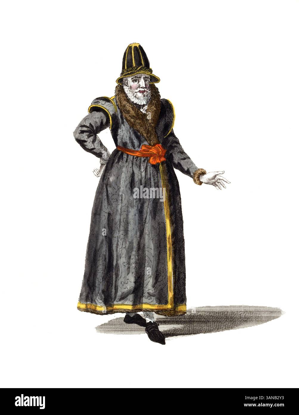 Historical clothing, fashion history, clothing style of an English ...