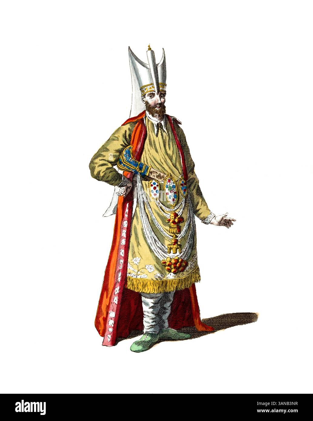 Historical clothing, fashion history, clothing of the Ast-chi-Bachi ...