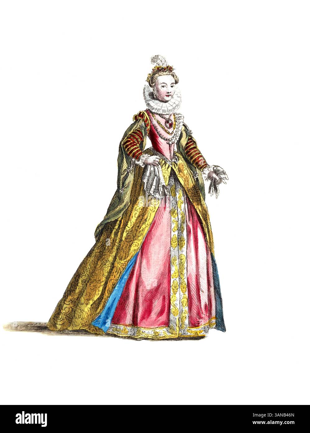 Historical clothing, fashion history, clothing of the Infanta of Spain ...