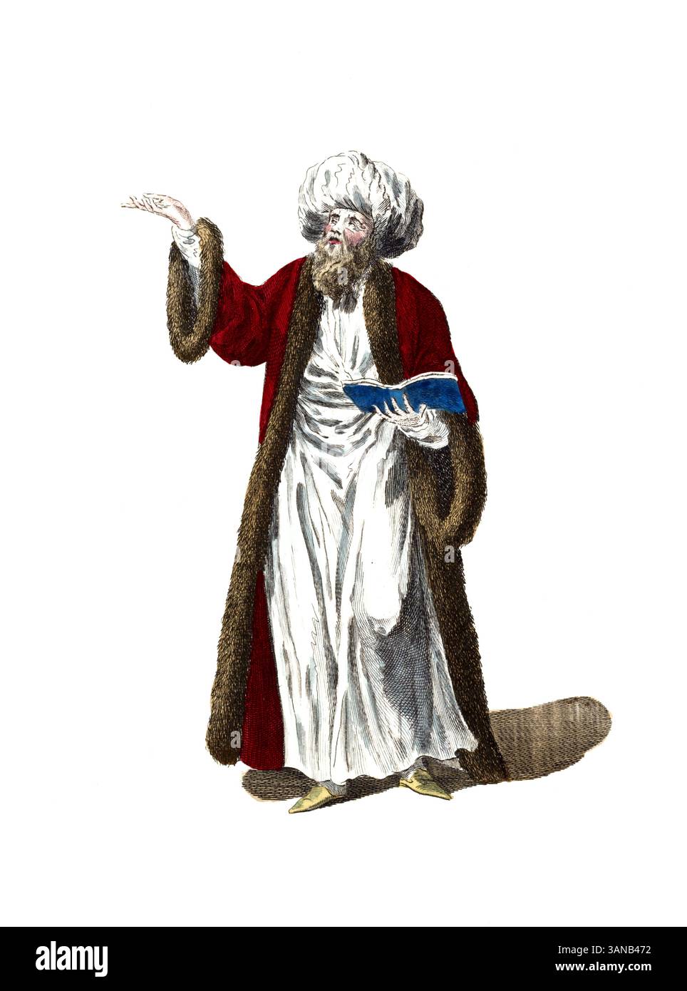 Historical clothing, fashion history, clothing of the Mufti or High ...