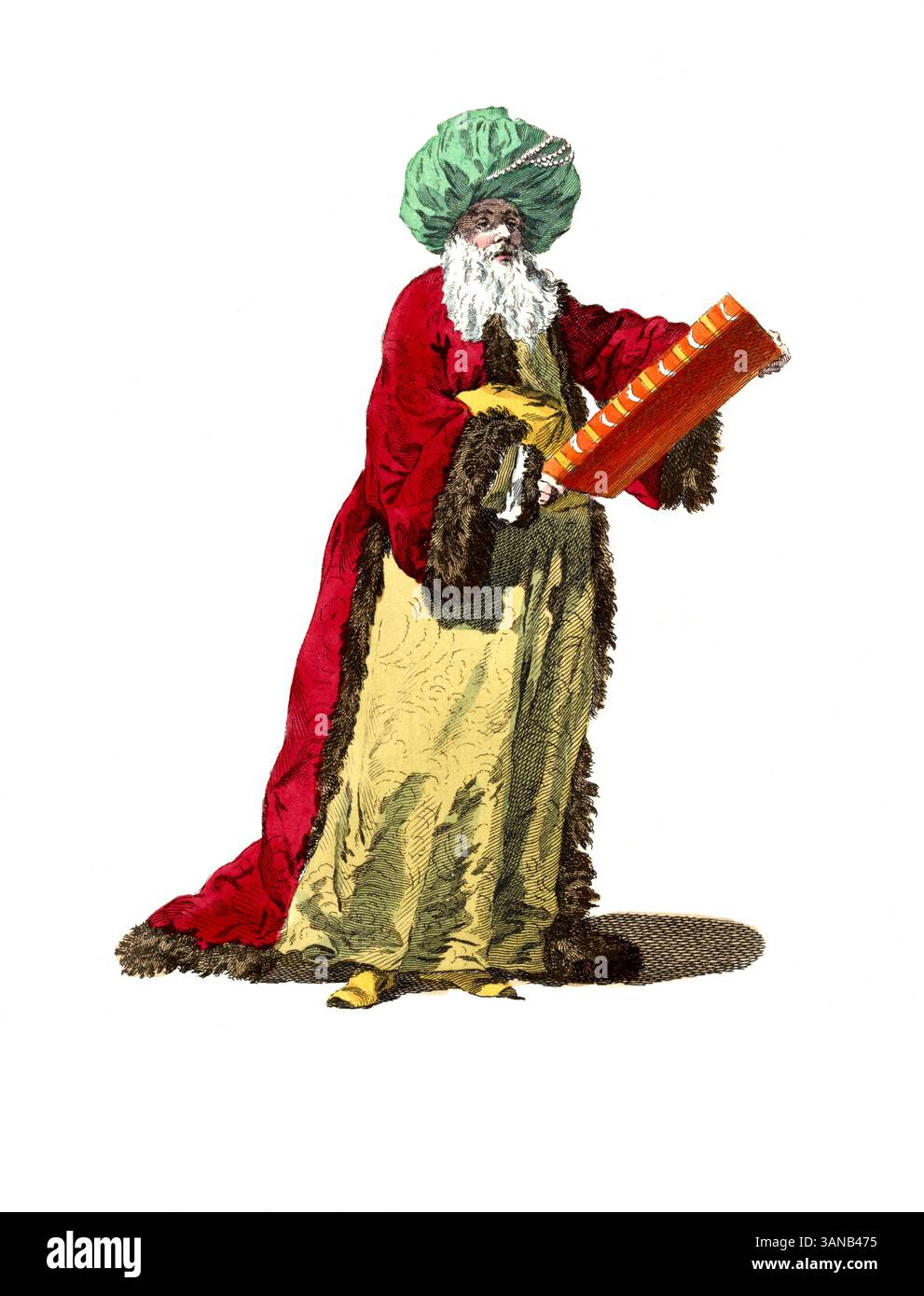 Historical clothing, fashion history, clothing of the Mufti or High ...