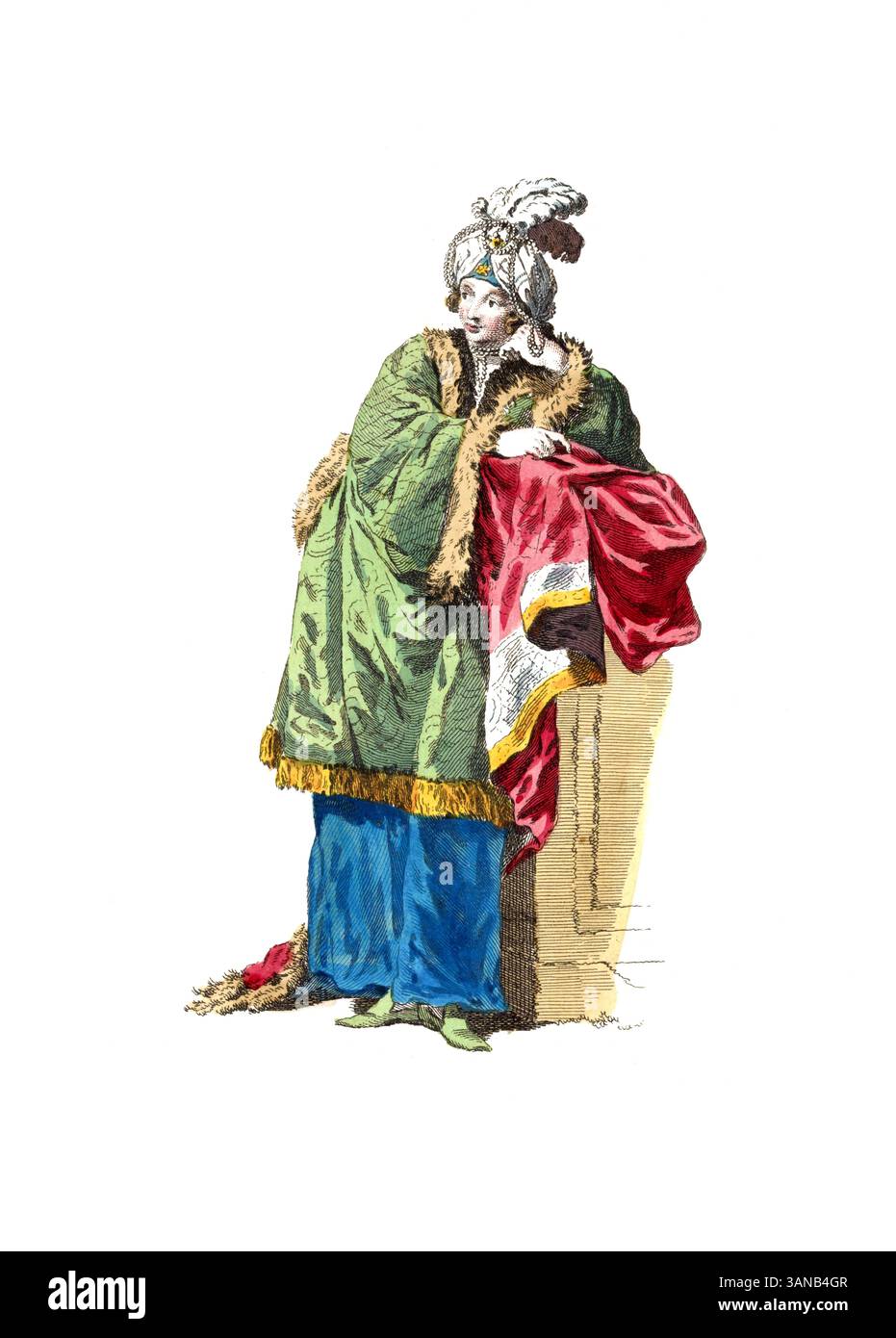 Historical clothing, fashion history, clothing of the White Sultana in ...