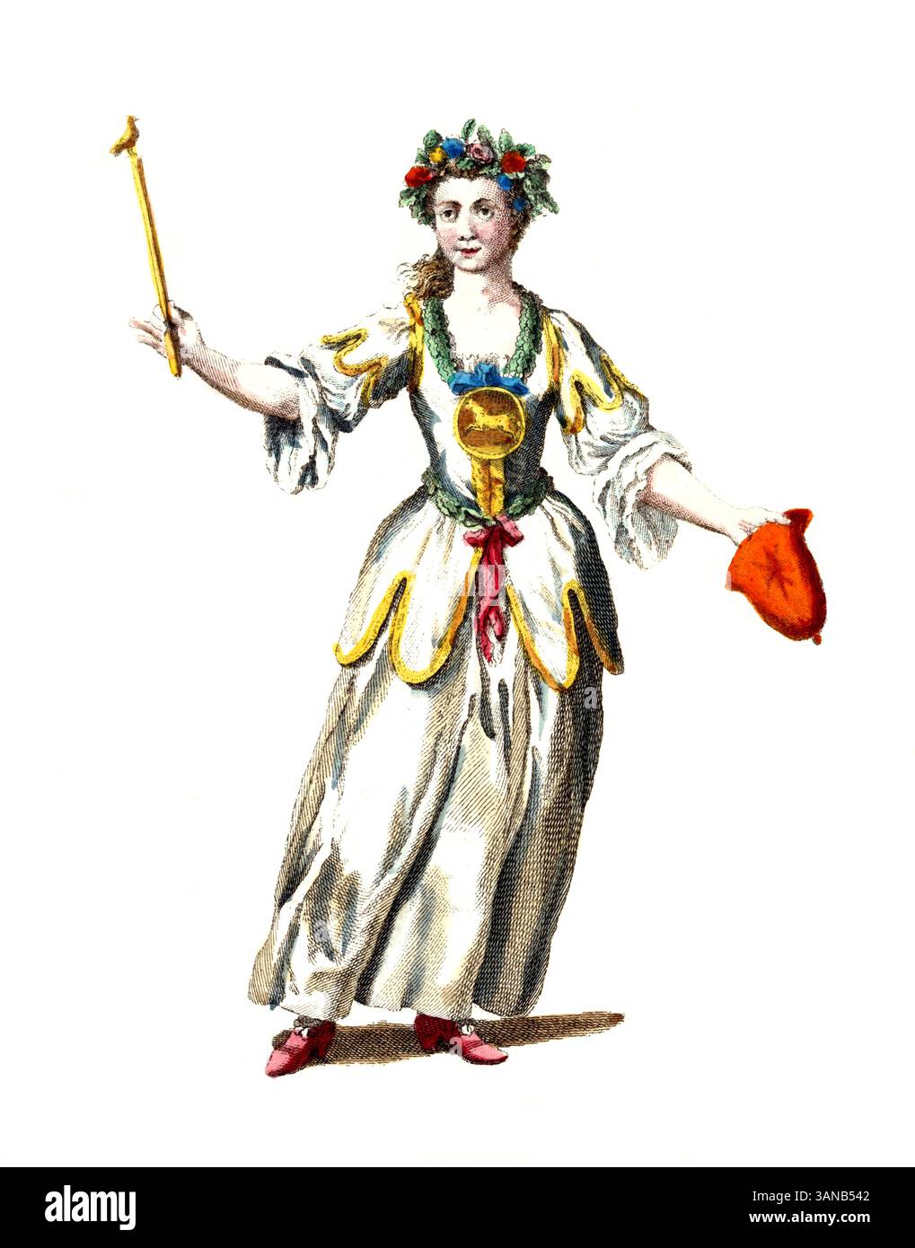 Historical clothing, fashion history, Liberty, symbolic representation ...