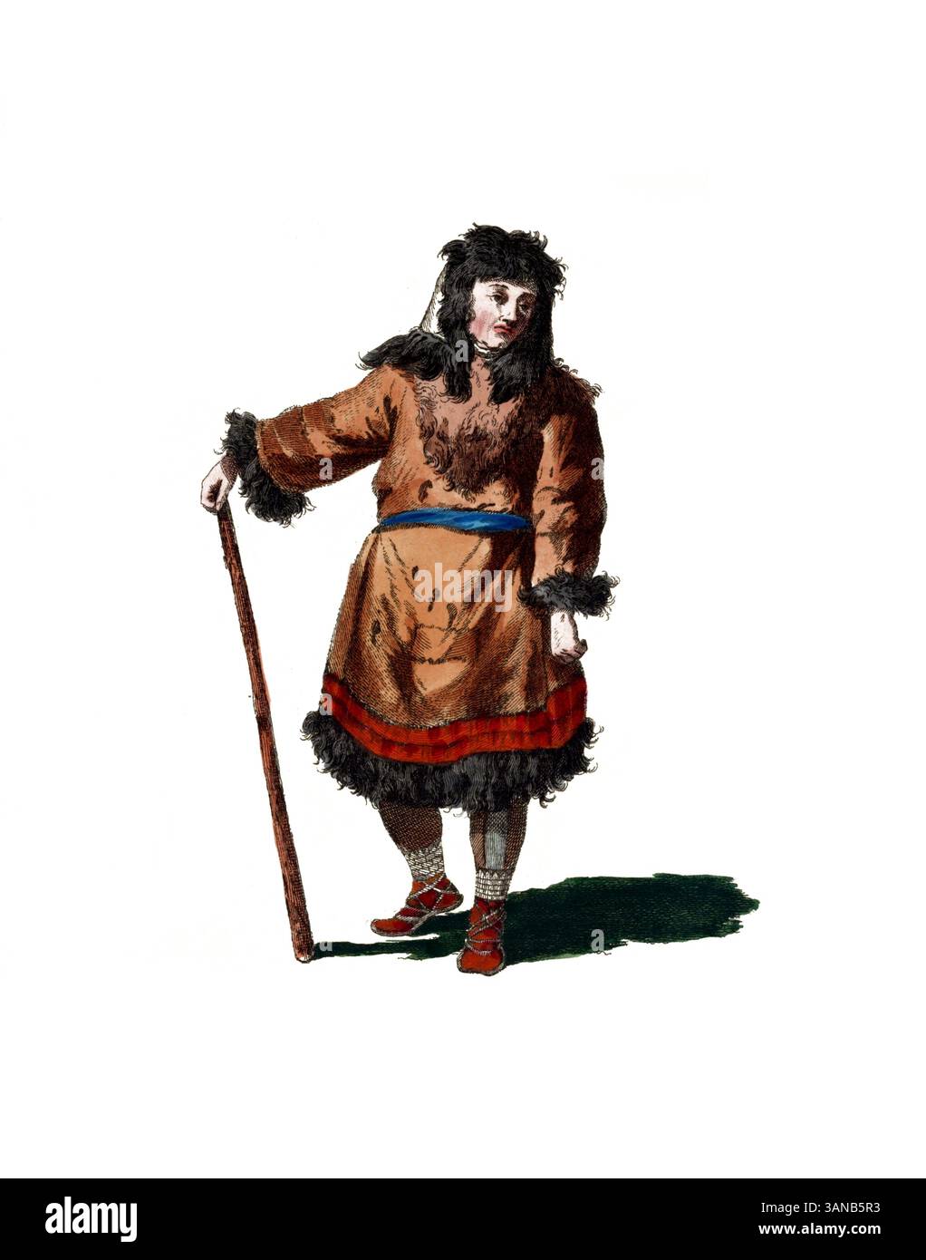Historical clothing, fashion history, summer clothing of a Kamchadal ...