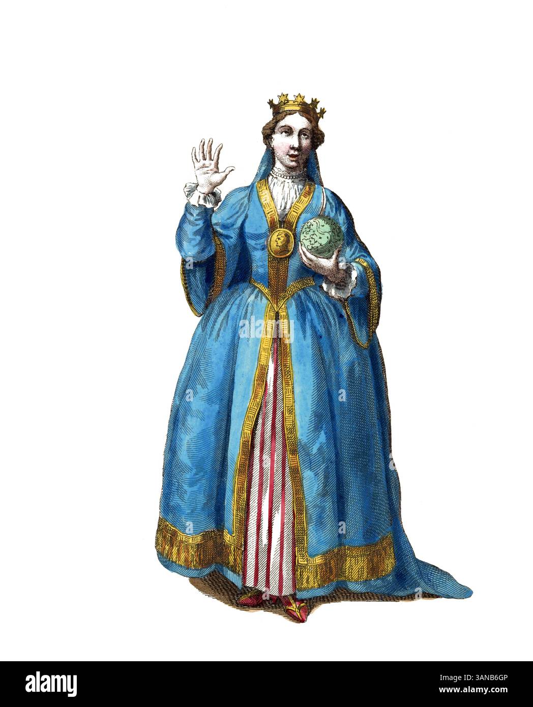 Historical clothing, fashion history, Urania, the muse of astronomy in ...