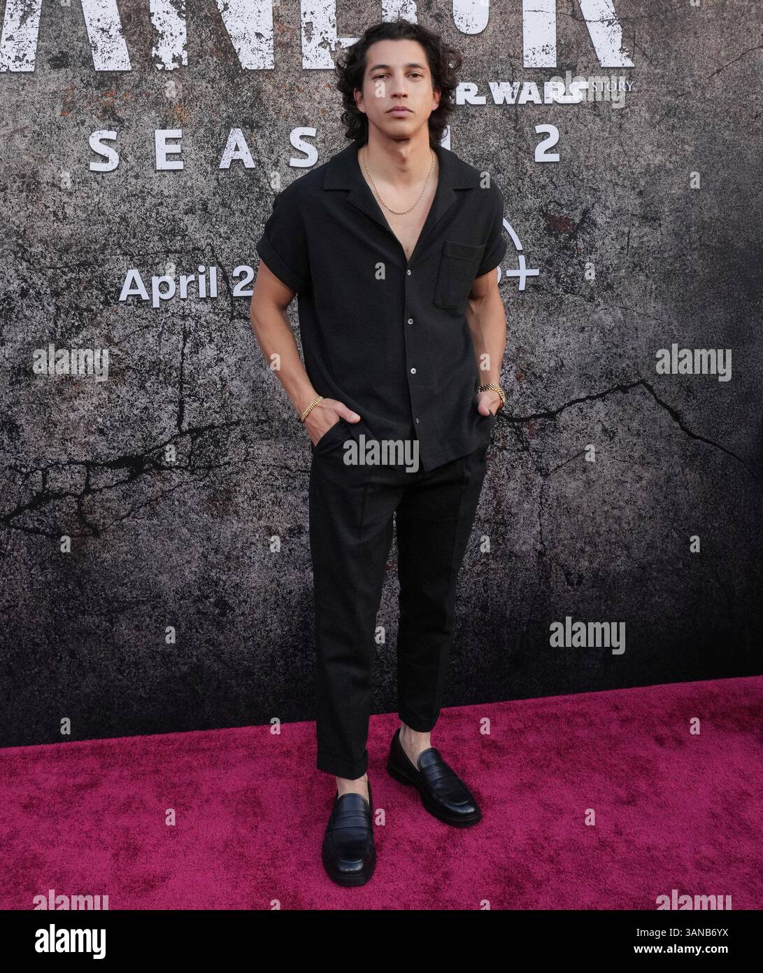 Los Angeles, USA. 14th Apr, 2025. Benjamin Norris arrives at the ...