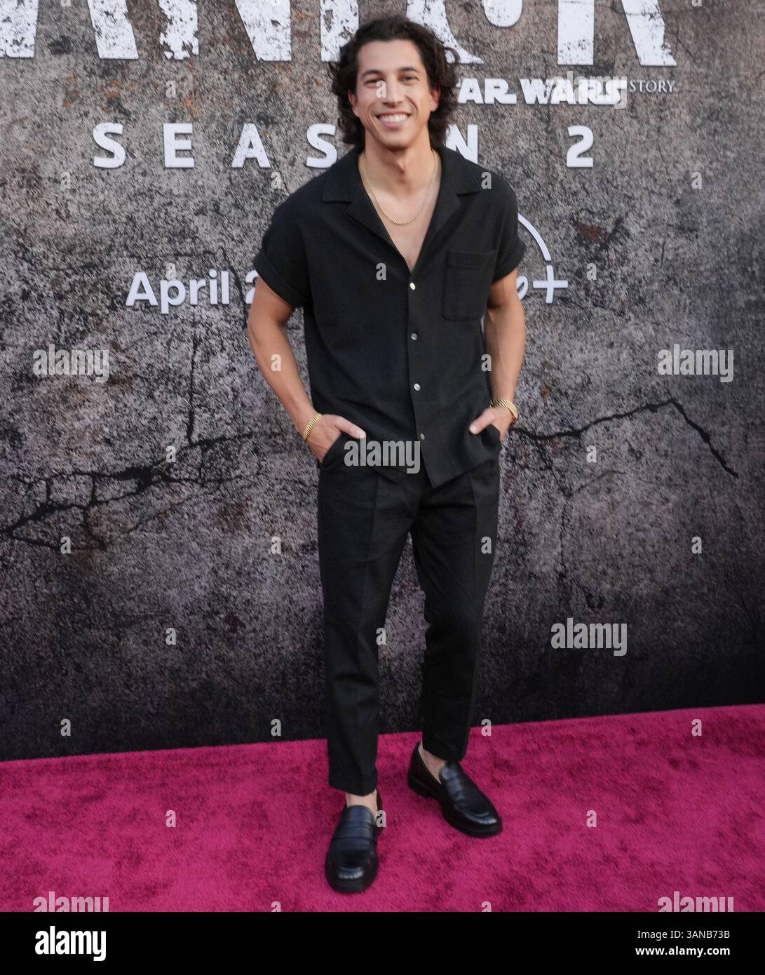 Los Angeles, USA. 14th Apr, 2025. Benjamin Norris arrives at the ...