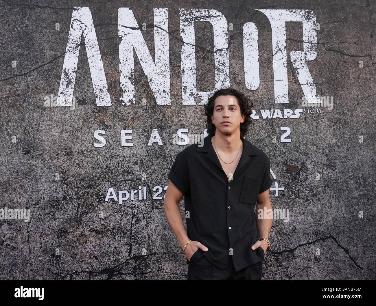 Los Angeles, USA. 14th Apr, 2025. Benjamin Norris arrives at the ...