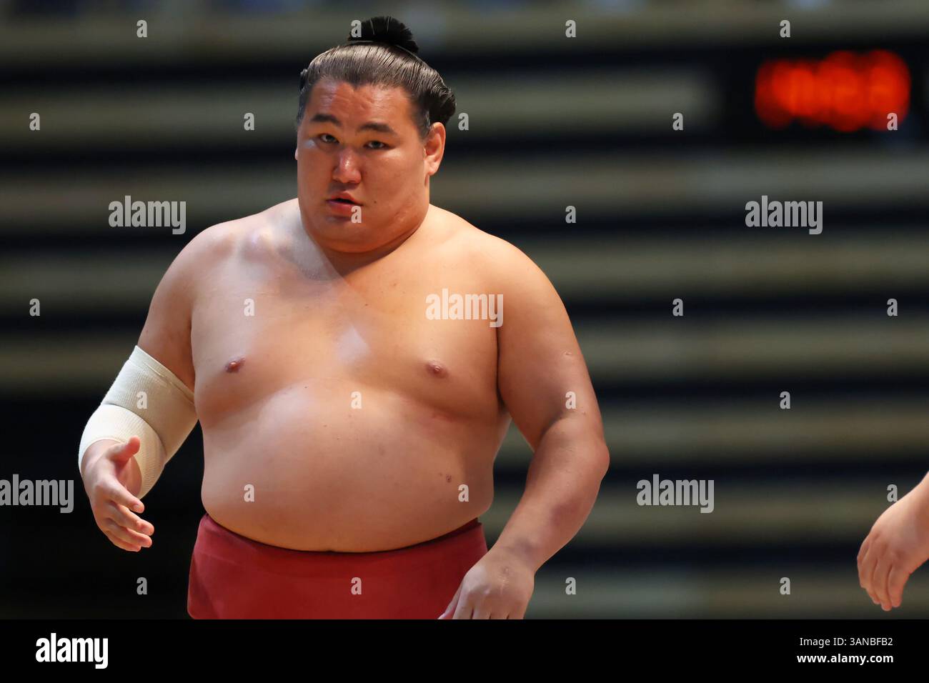 Tokyo, Japan. 15th Apr, 2025. Hoshoryu Sumo : Jonan Ota Sumo Tournament ...