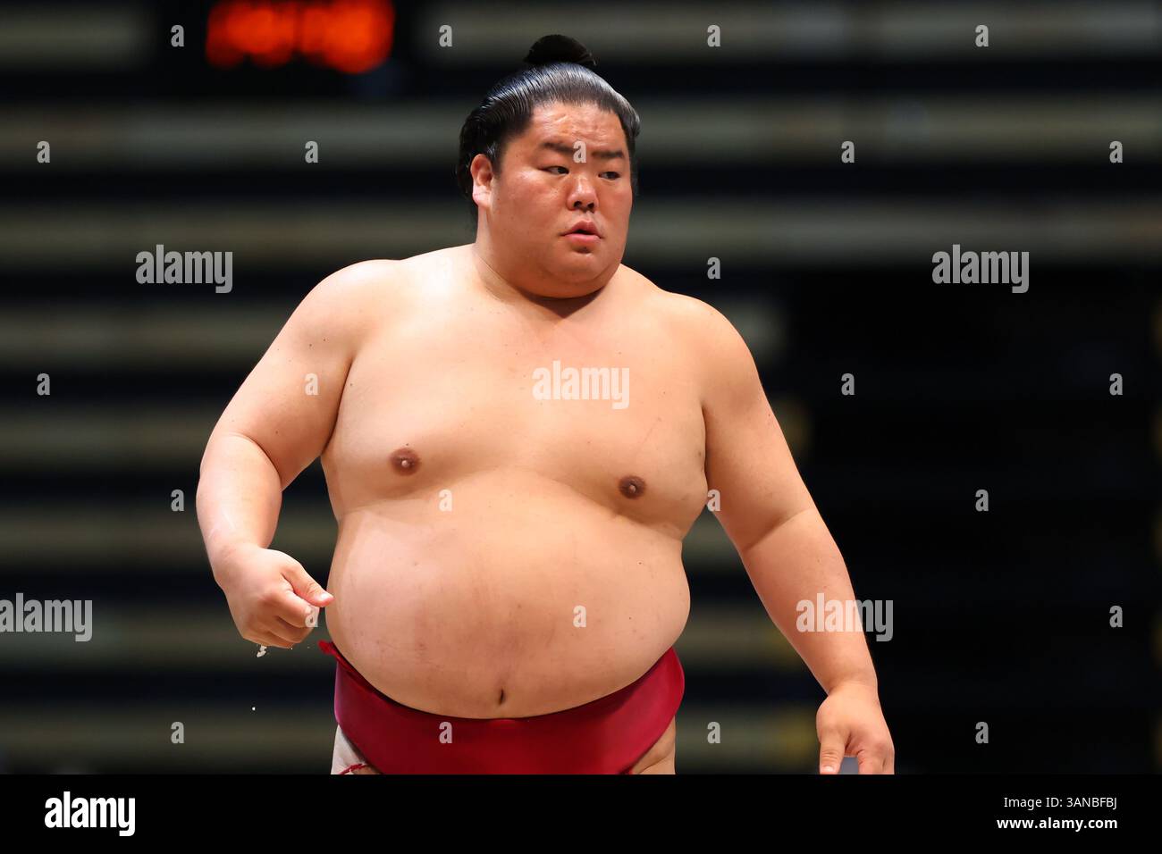 Tokyo, Japan. 15th Apr, 2025. Daieisho Sumo : Jonan Ota Sumo Tournament ...