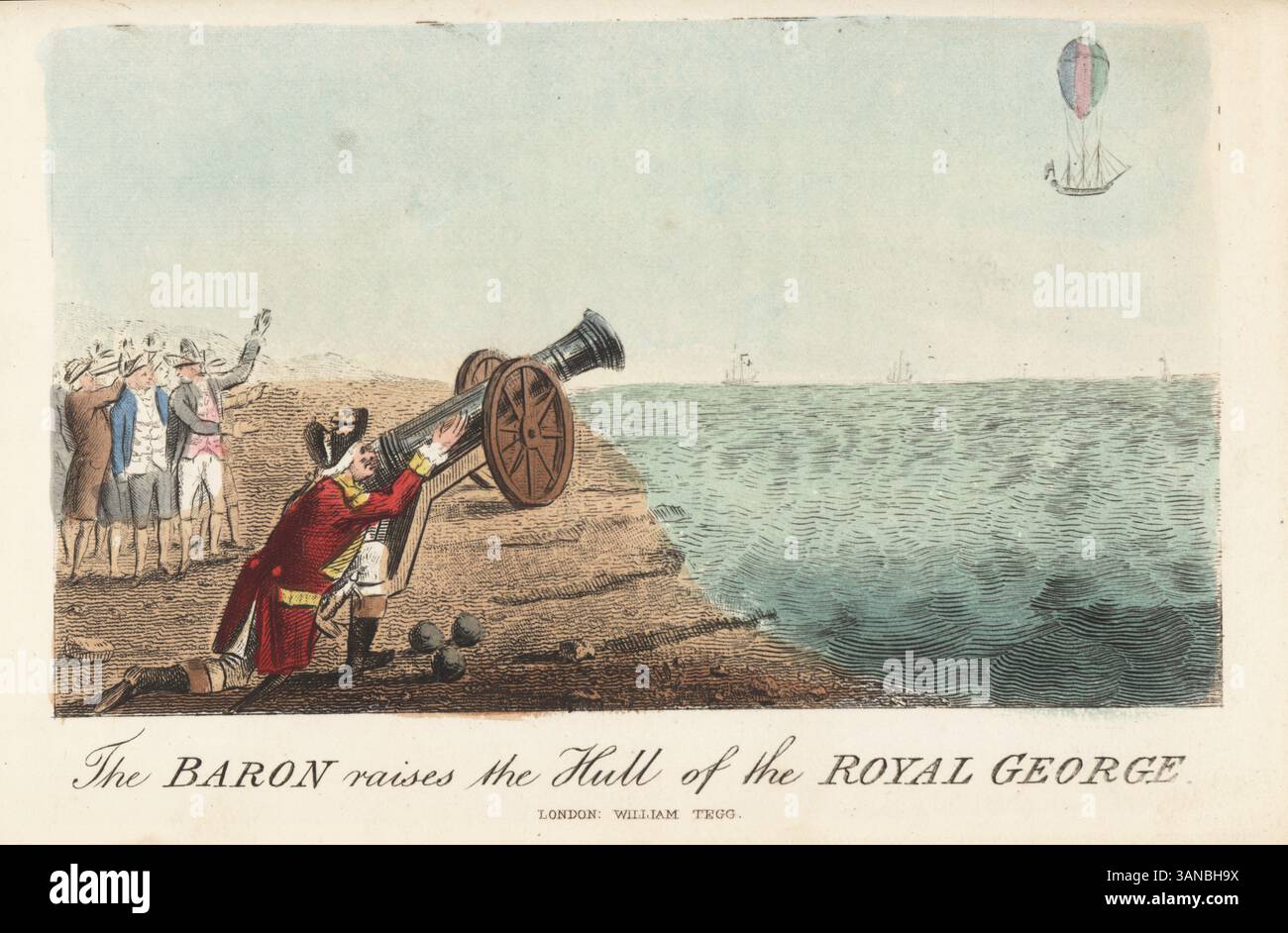 The baron raises the hull of the royal george hi-res stock photography ...