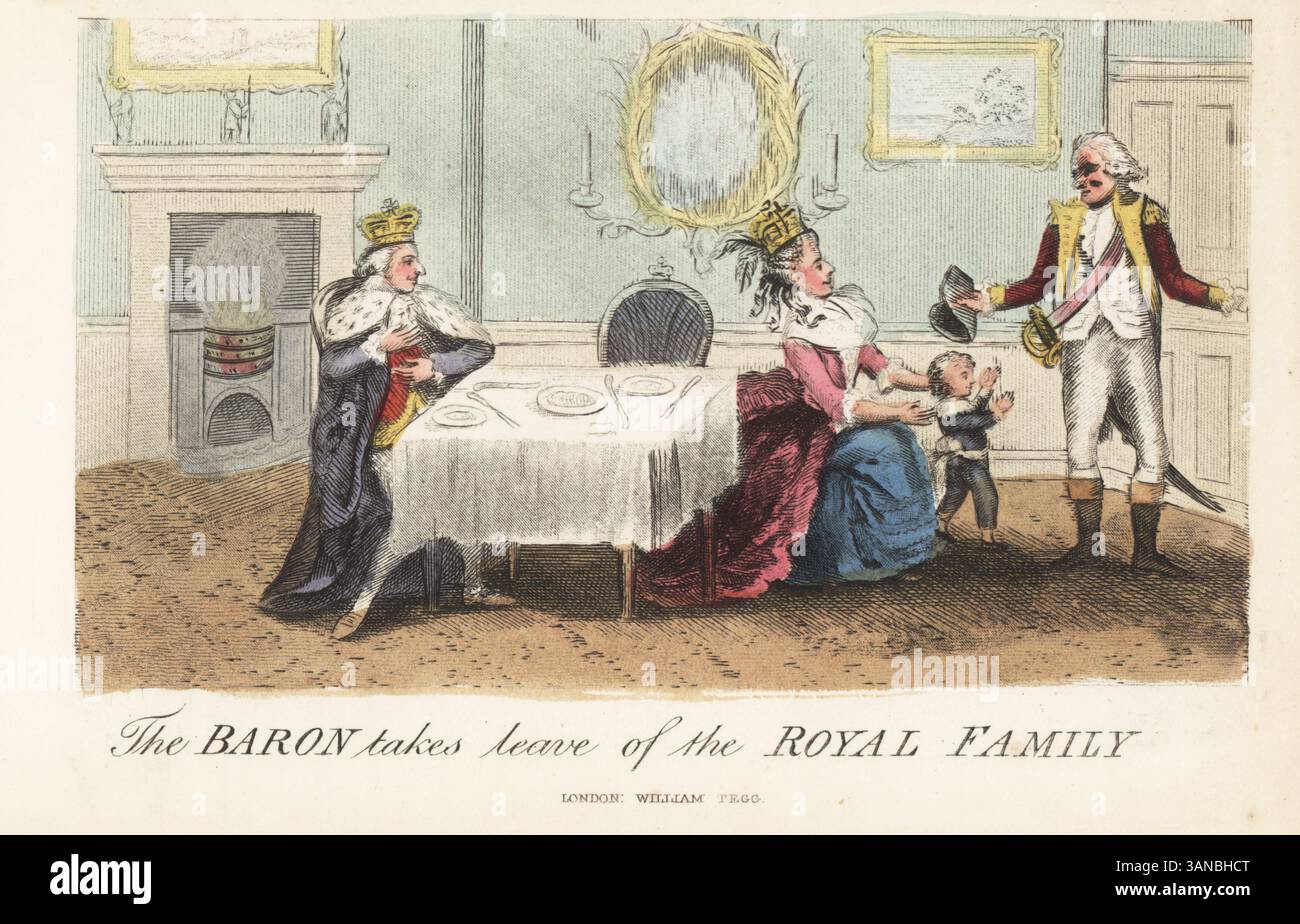 Baron Munchausen with Louis XVI, Marie Antoinette and the Dauphin at ...