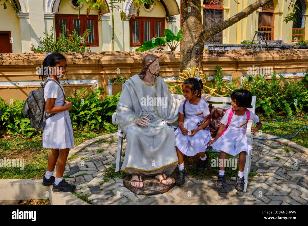 Sri Lanka, Western Province, Gampaha District, Negombo, Catholic ...