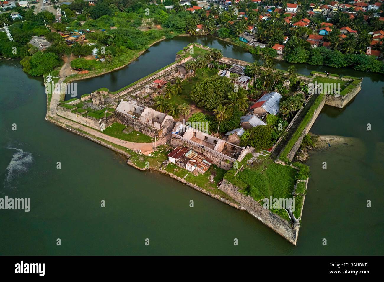 Sri Lanka, Northern Province, Mannar Island, Mannar Town, Mannar Fort ...