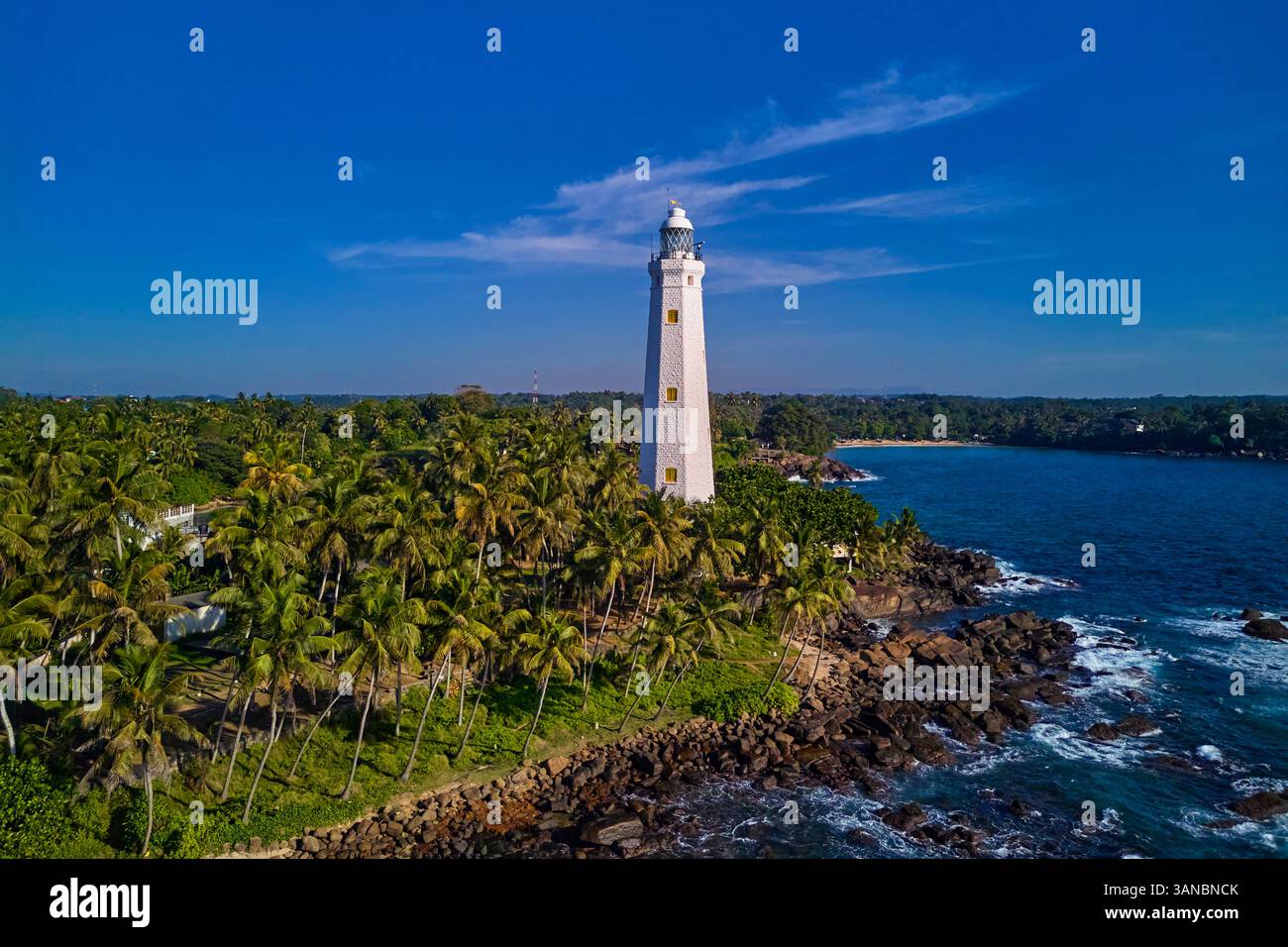 Sri Lanka, Southern Province, Matara district, Dondra Lighthouse Stock ...