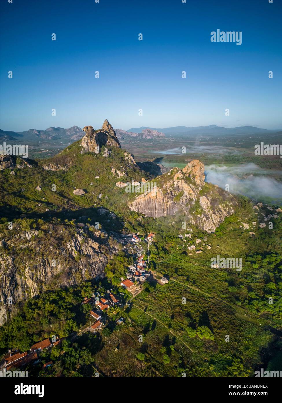 Aerial view of Chicken Mountain, Quixada, Brazil Stock Photo - Alamy