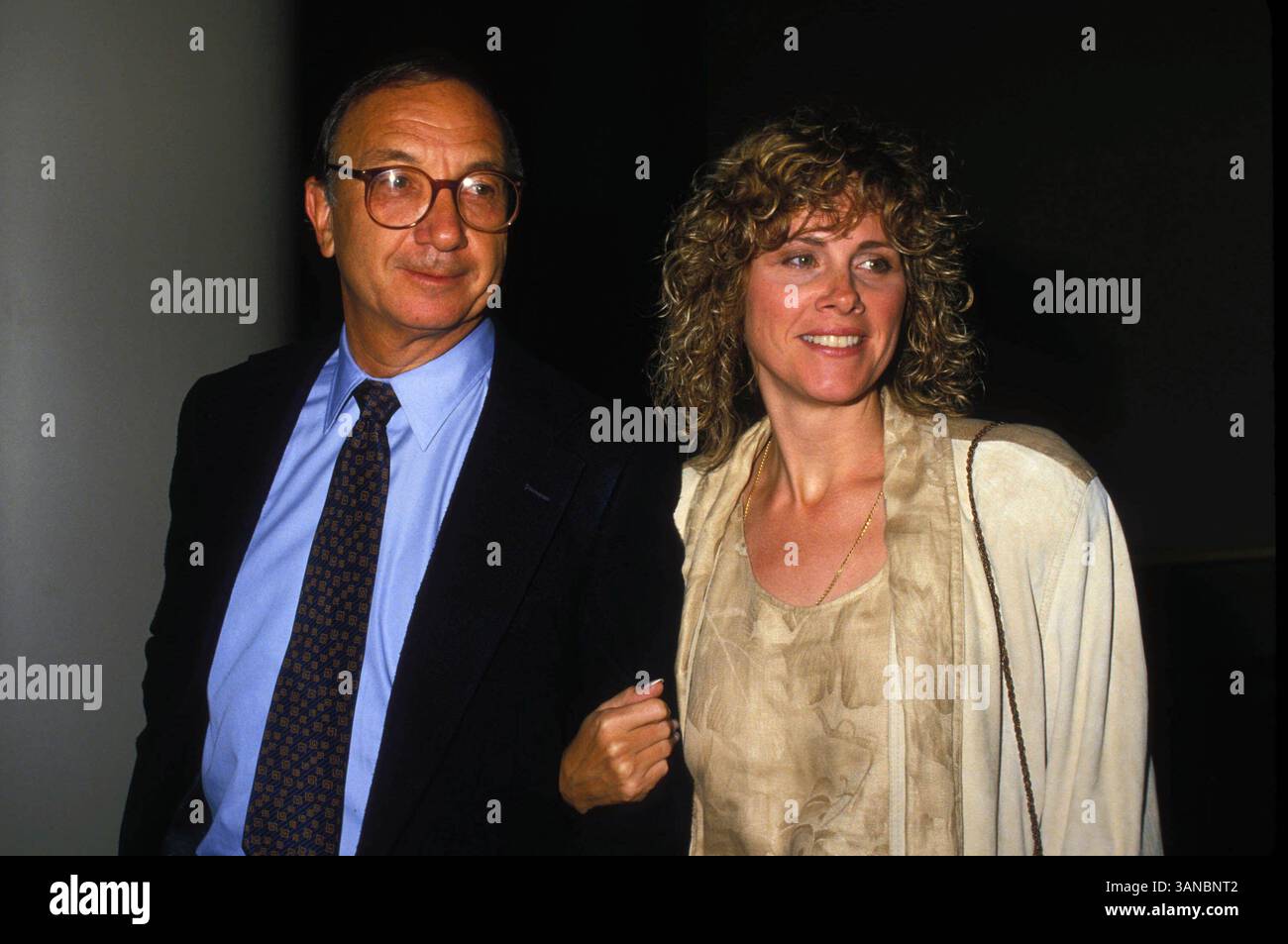 Dec. 00, 1988 - NEIL SIMON with wife Diane Lander 1988.# 14963.SUPPLIED ...