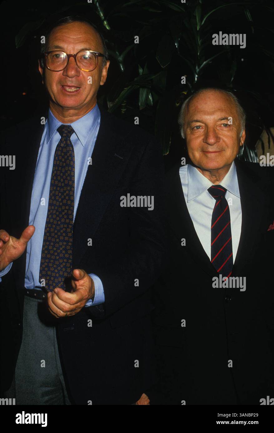 Dec. 00, 1988 - NEIL SIMON with brother DANNY SIMON 1988.# 14963 ...