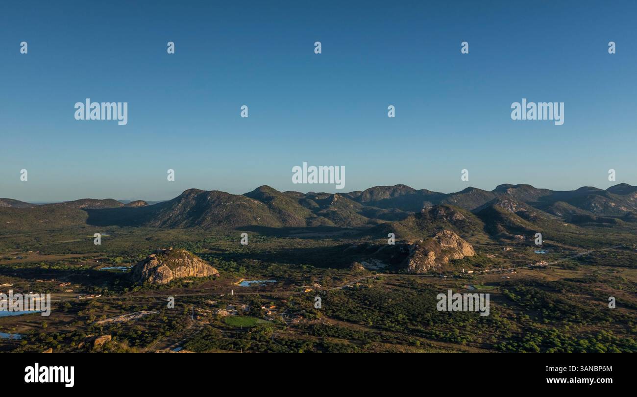 Aerial view of Chicken Mountain, Quixada, Brazil Stock Photo - Alamy