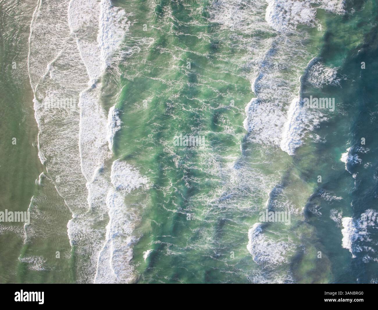 Aerial view of Atlantic ocean in Brazil Stock Photo - Alamy
