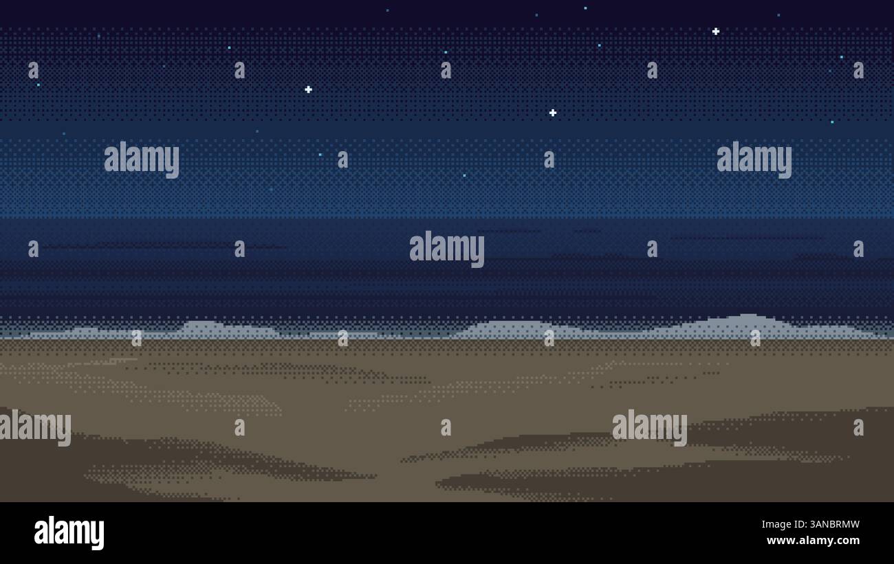 Night sandy soil Stock Vector Images - Alamy