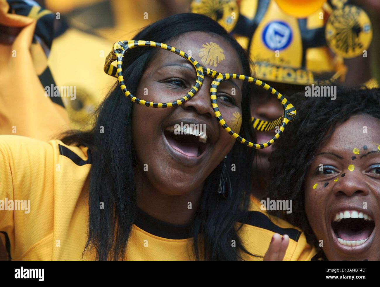 Apr 14, 2010 - Johannesburg, South Africa - Fans cheers for their local ...